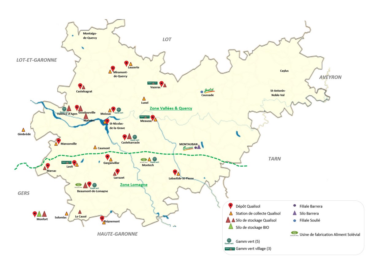 Notre implantation - QUALISOL